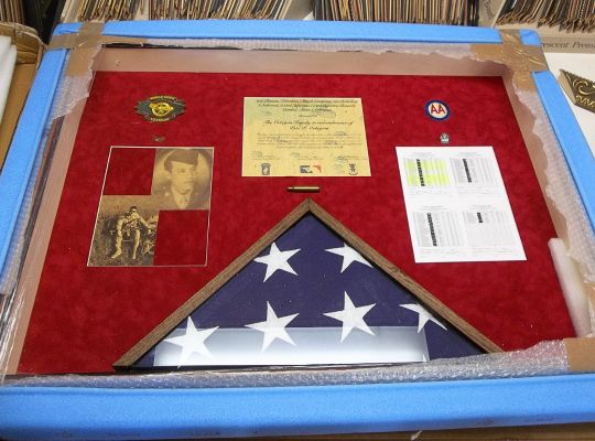 Custom Flag Framing